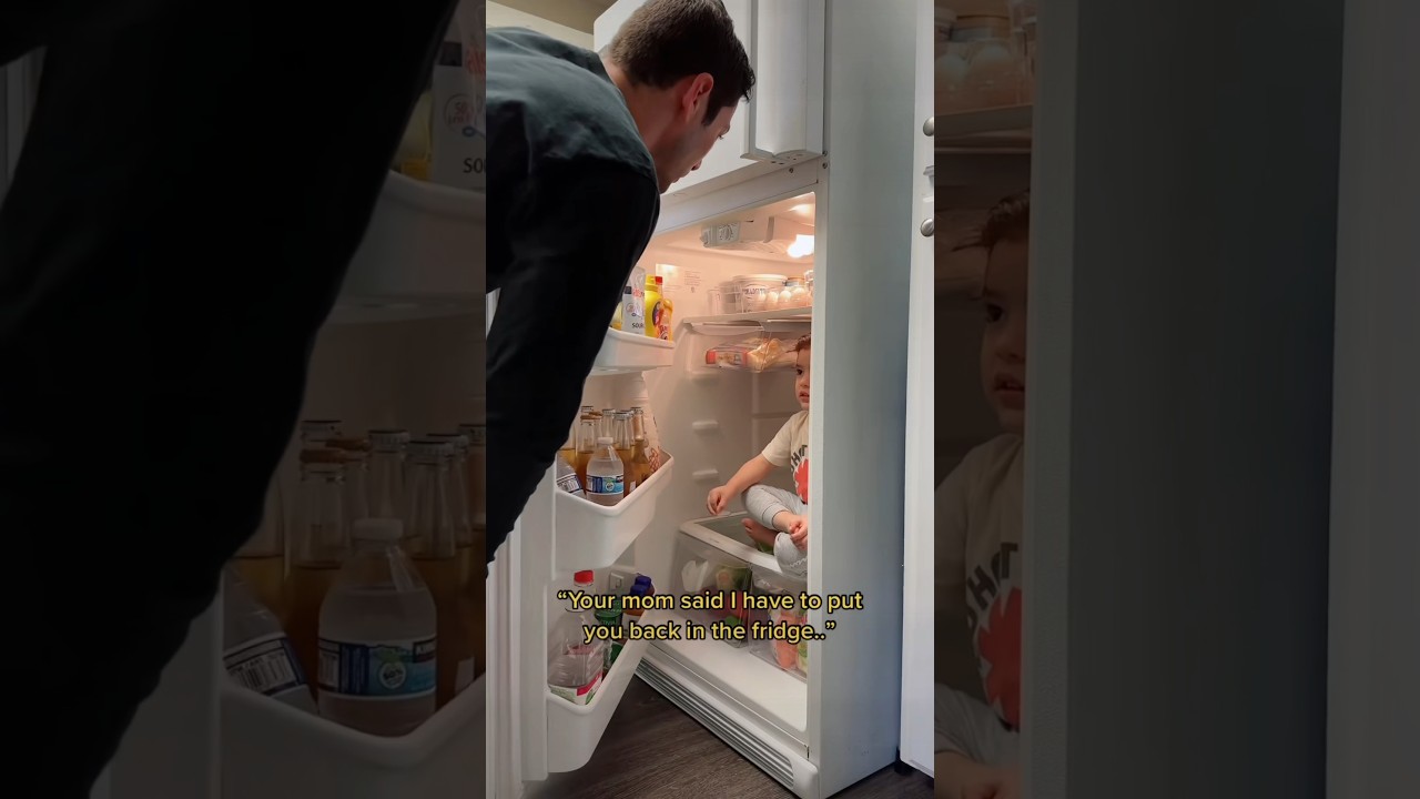 Dad puts his kid in fridge after funny mix-up