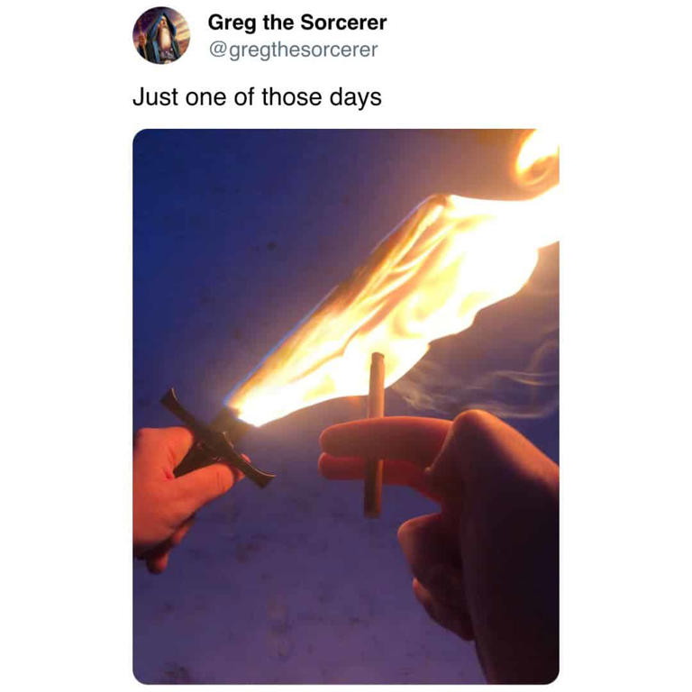 30 Funny And Unhinged Tweets From "Greg The Sorcerer"