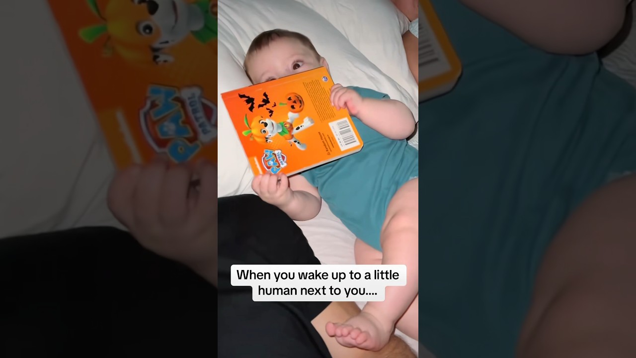 Waking up beside tiny human melts hearts instantly