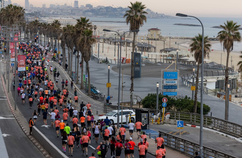 Tel Aviv’s energy back as runners get on their marks for marathon’s return