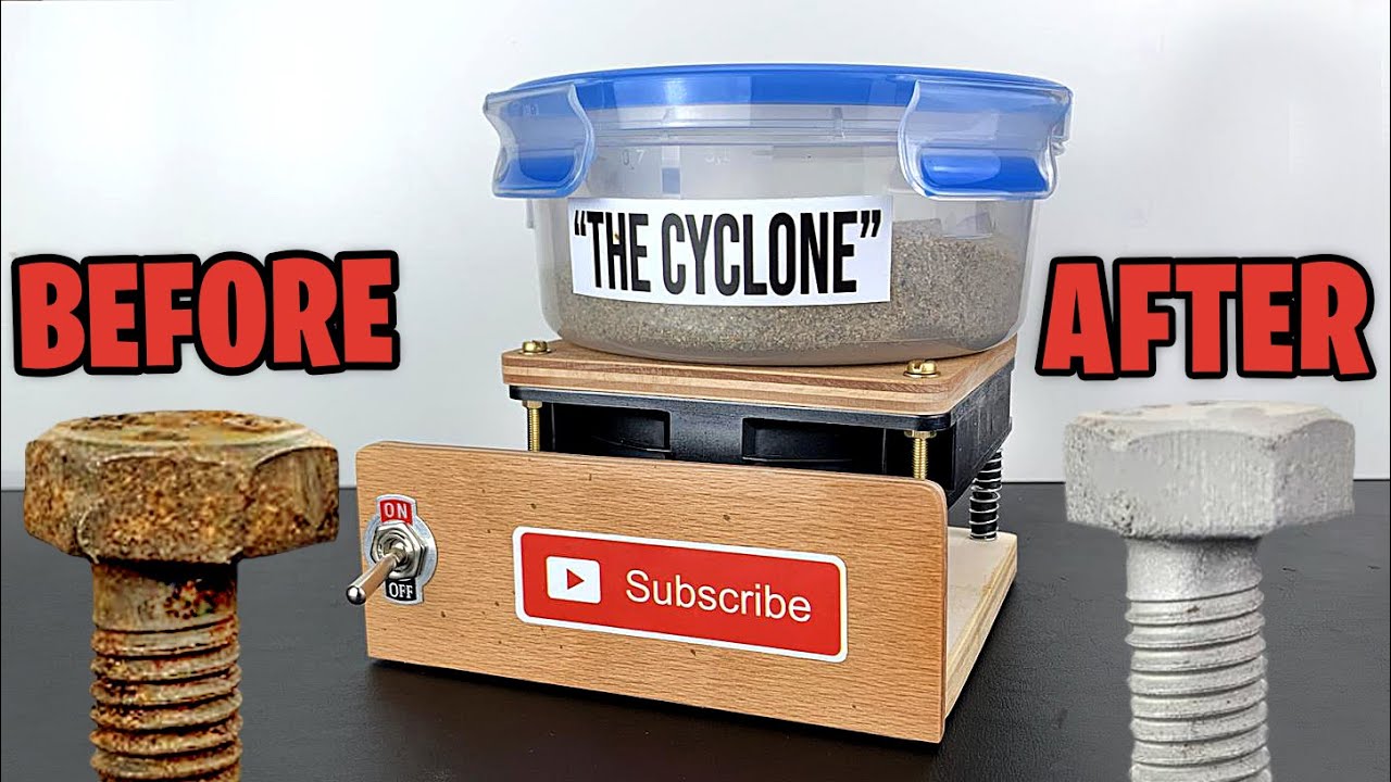 I Made a Vibratory Tumbler "The Cyclone" - You Can Make Yours Right Now
