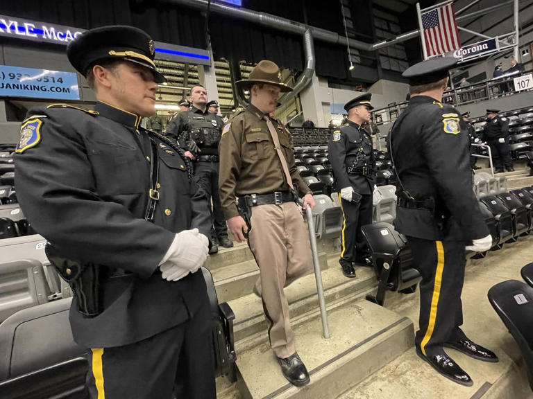 Funeral held for Nebraska State Patrol Trooper Kyle McAcy