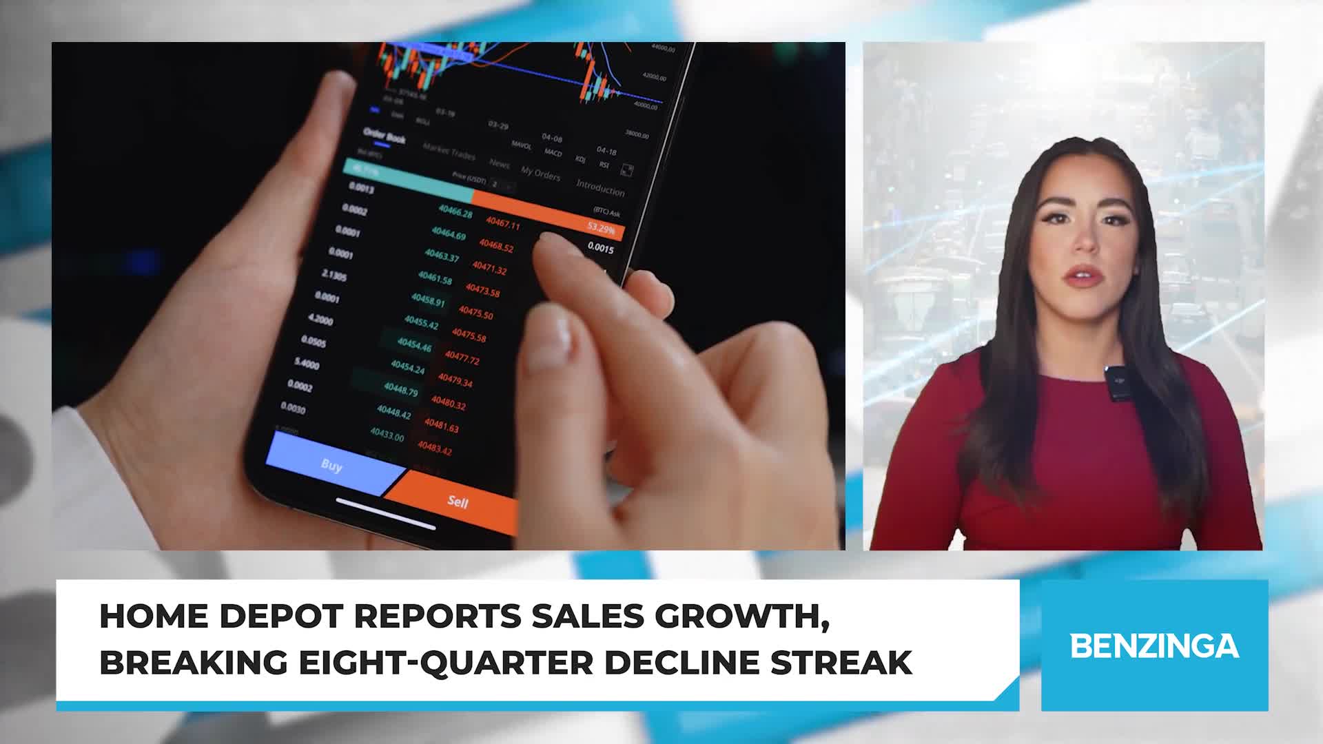 Home Depot Reports Sales Growth, Breaking Eight-Quarter Decline Streak