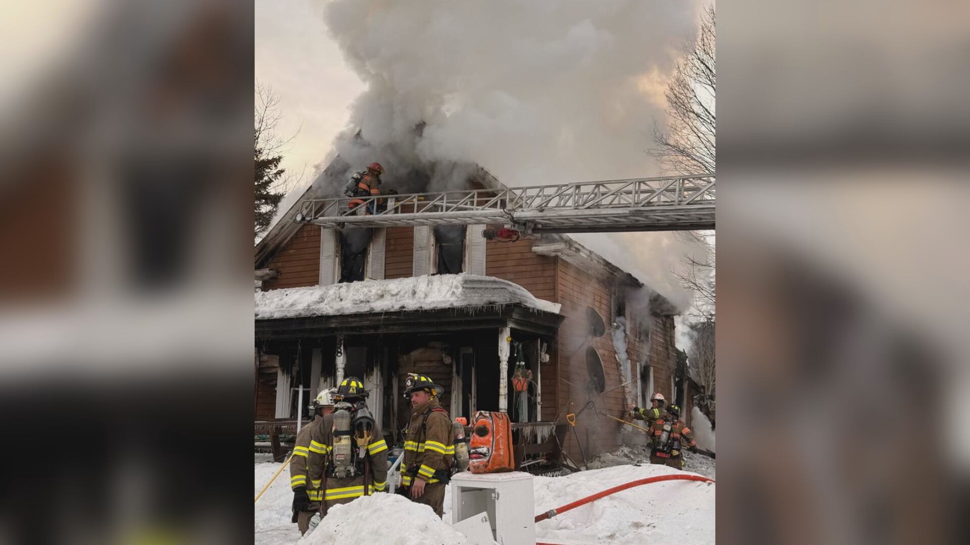 Family escapes house fire in Shirley, officials say