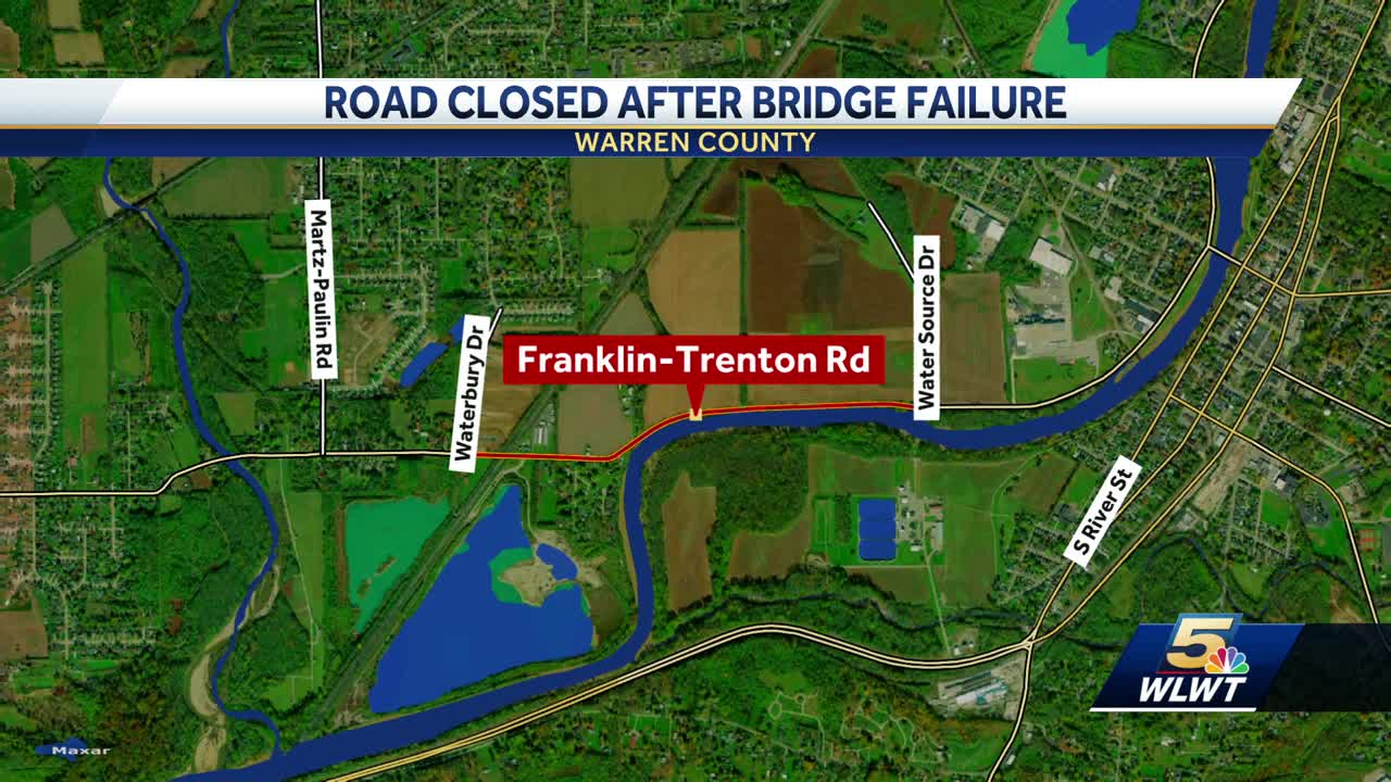 Warren County road to be closed indefinitely due to bridge failure