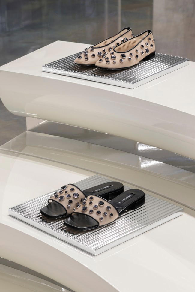 Giorgio Armani and 10 Corso Como Fete Women's Shoe Collection During ...