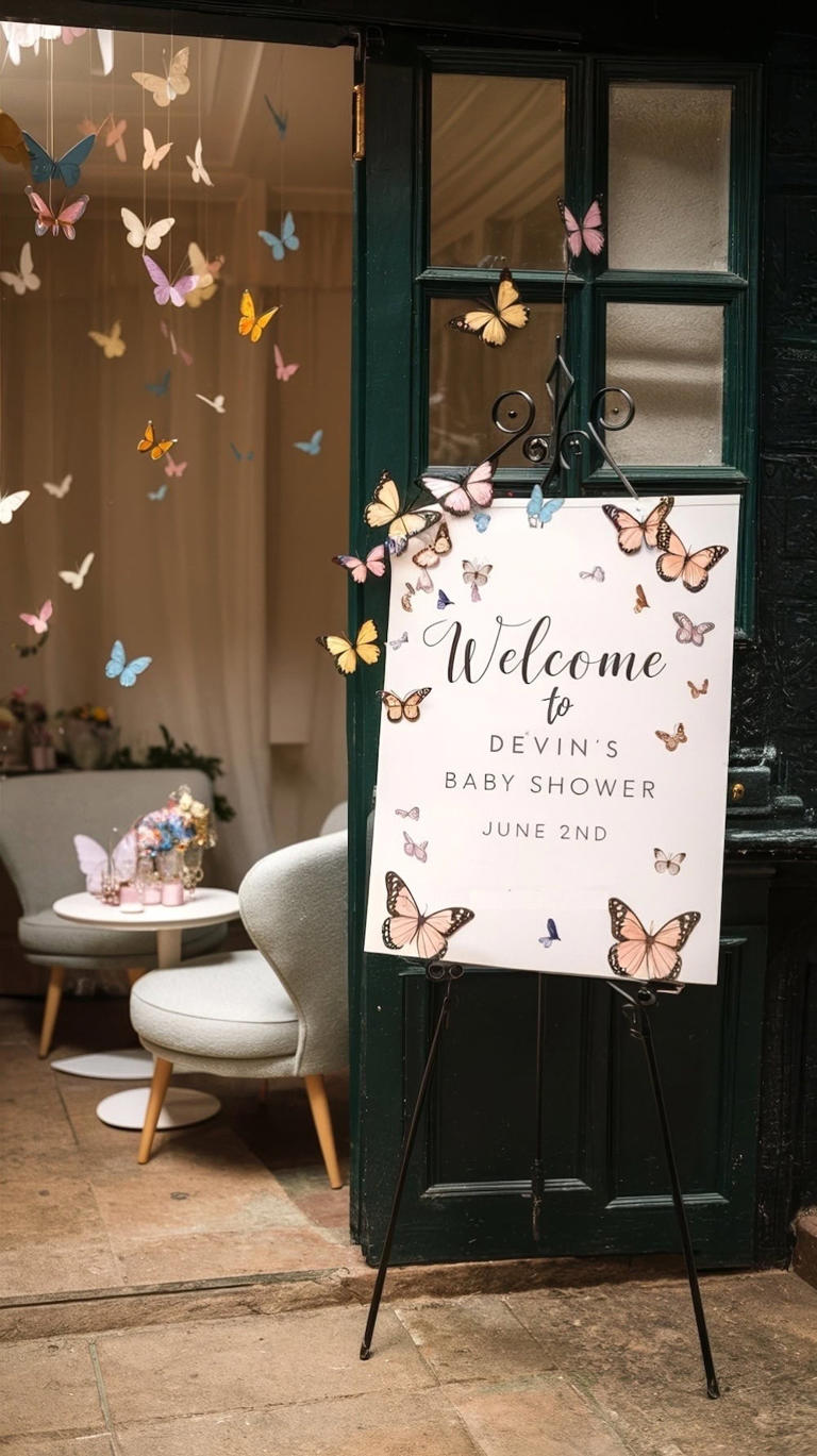 29 butterfly baby shower ideas for a whimsical, gorgeous party