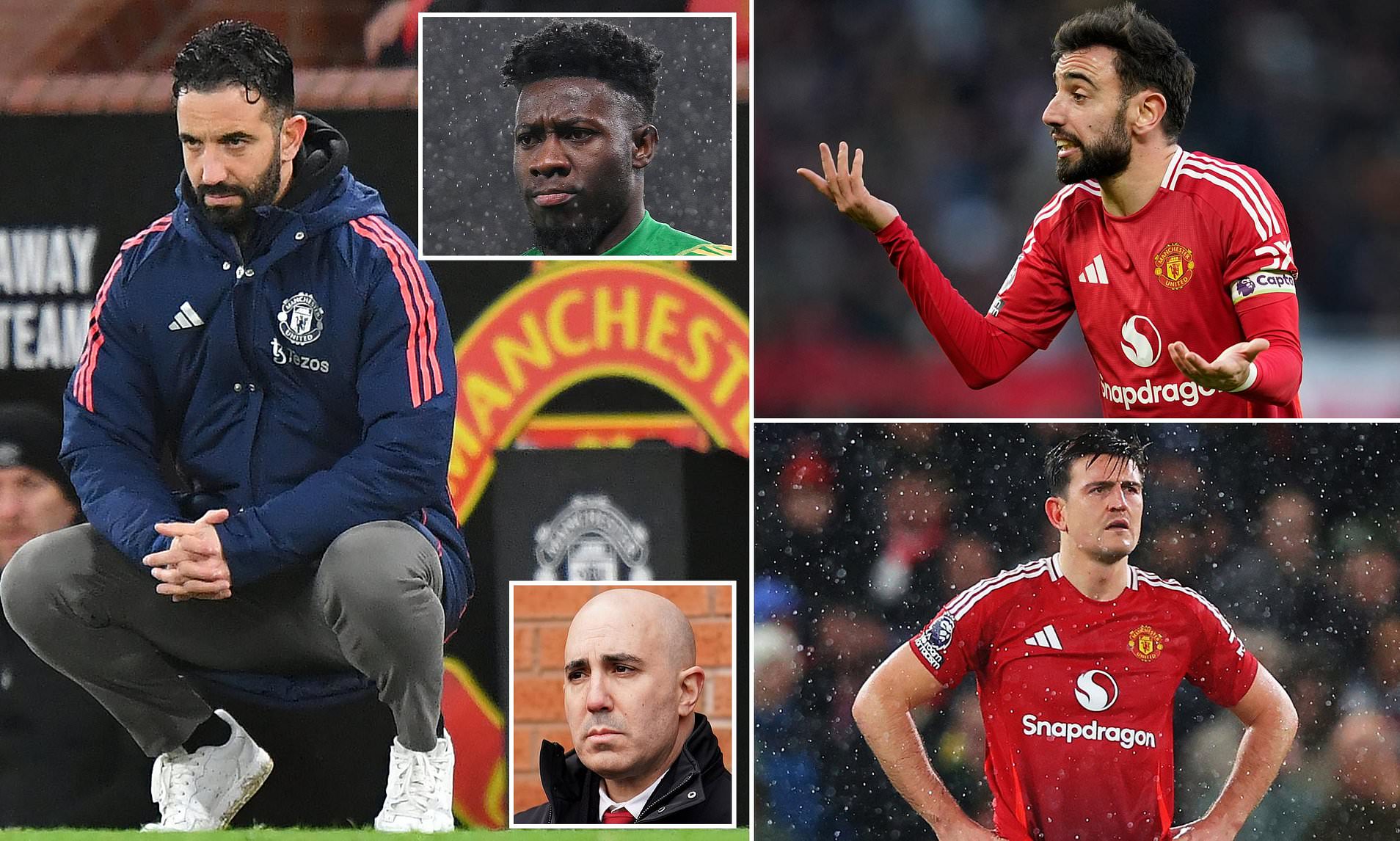 Man United stars 'are angry at Ruben Amorim' for linking their poor ...