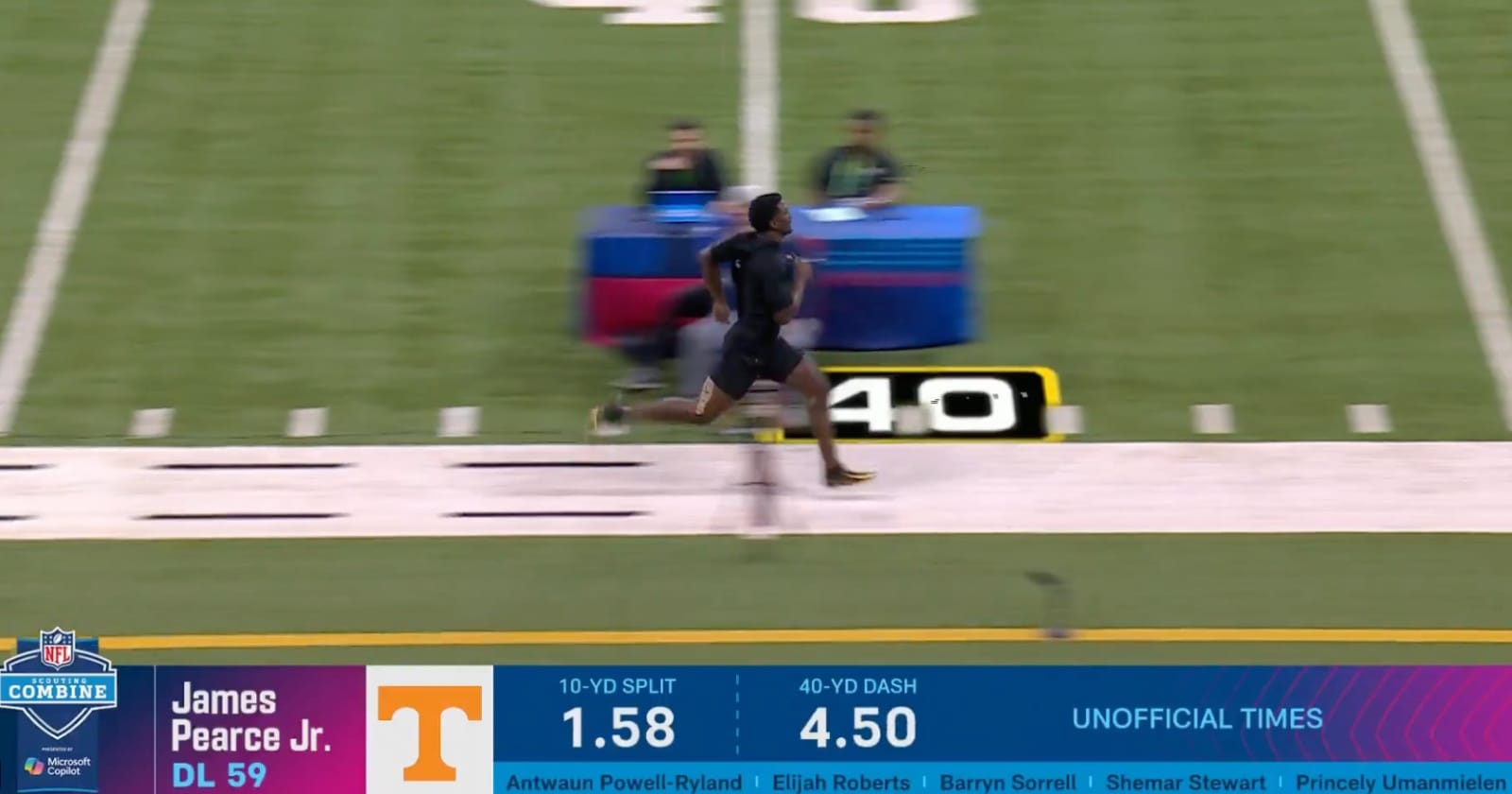 Watch: James Pearce runs unofficial 4.47 in the 40 … while wearing a hoodie