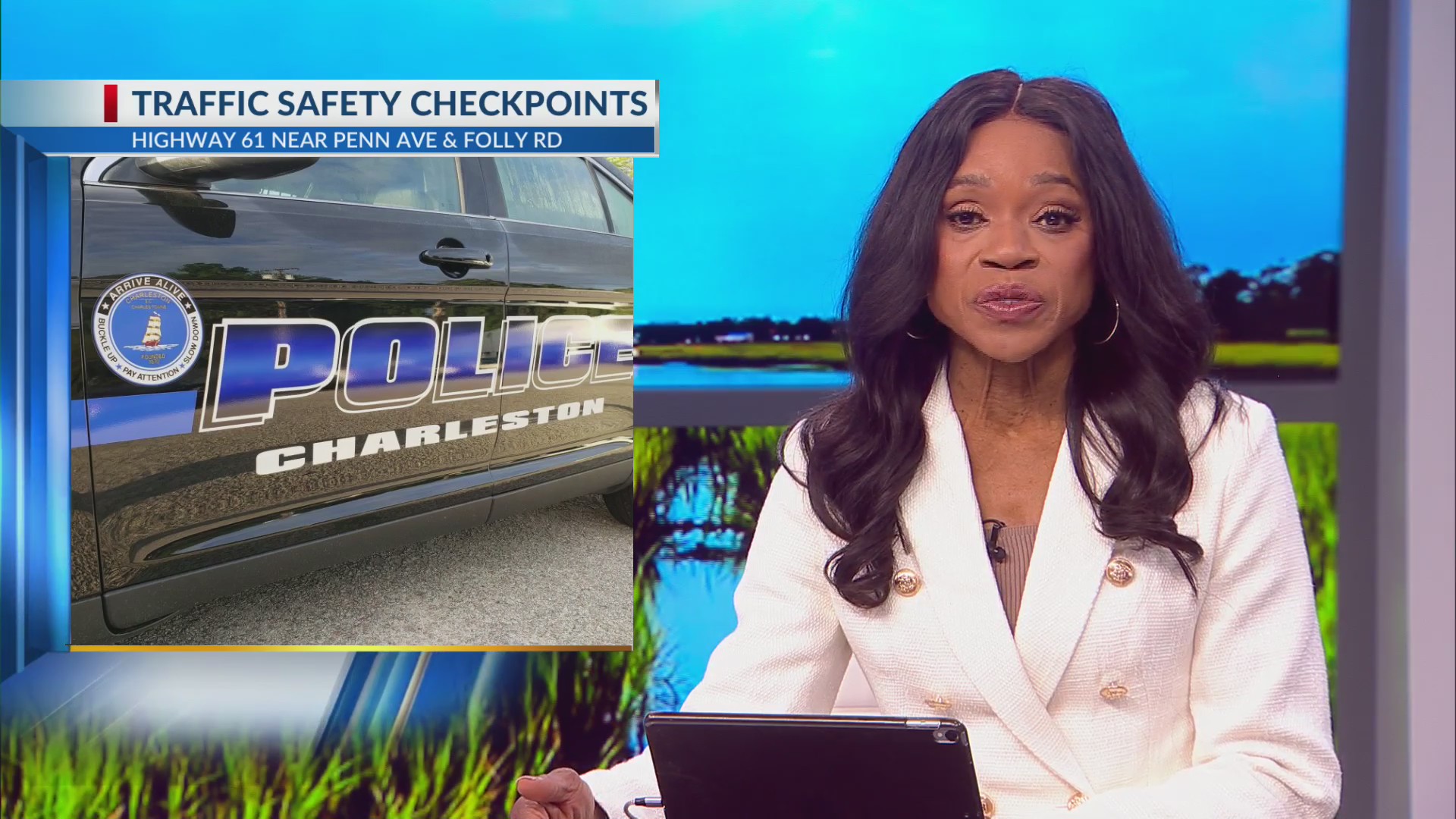 Charleston Police conduct traffic safety checkpoints