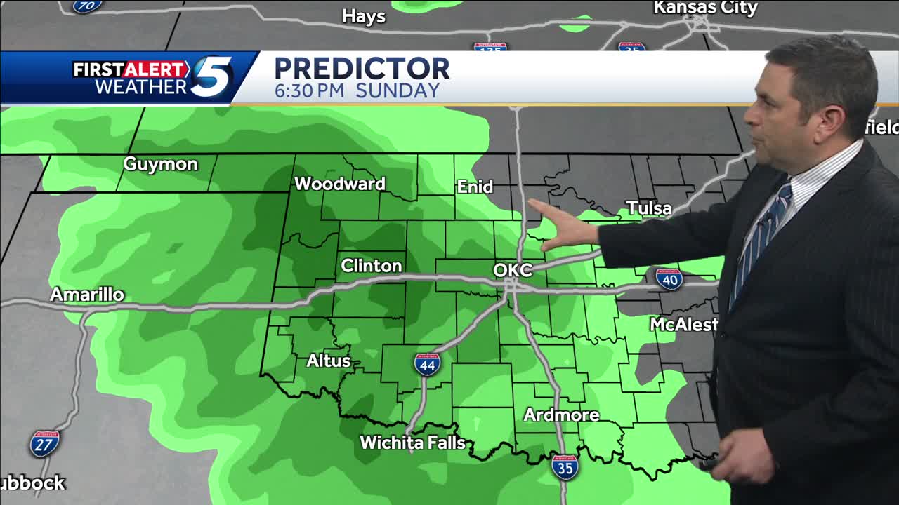TIMELINE: Warm temperatures for Oklahoma before storm chances
