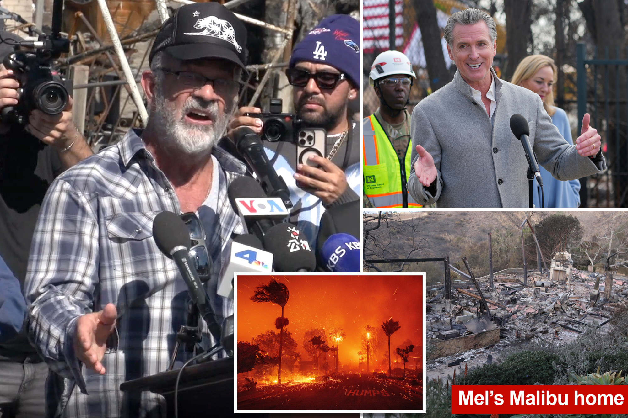 Mel Gibson says Gavin Newsom doesn’t ‘give a damn’ about California ...