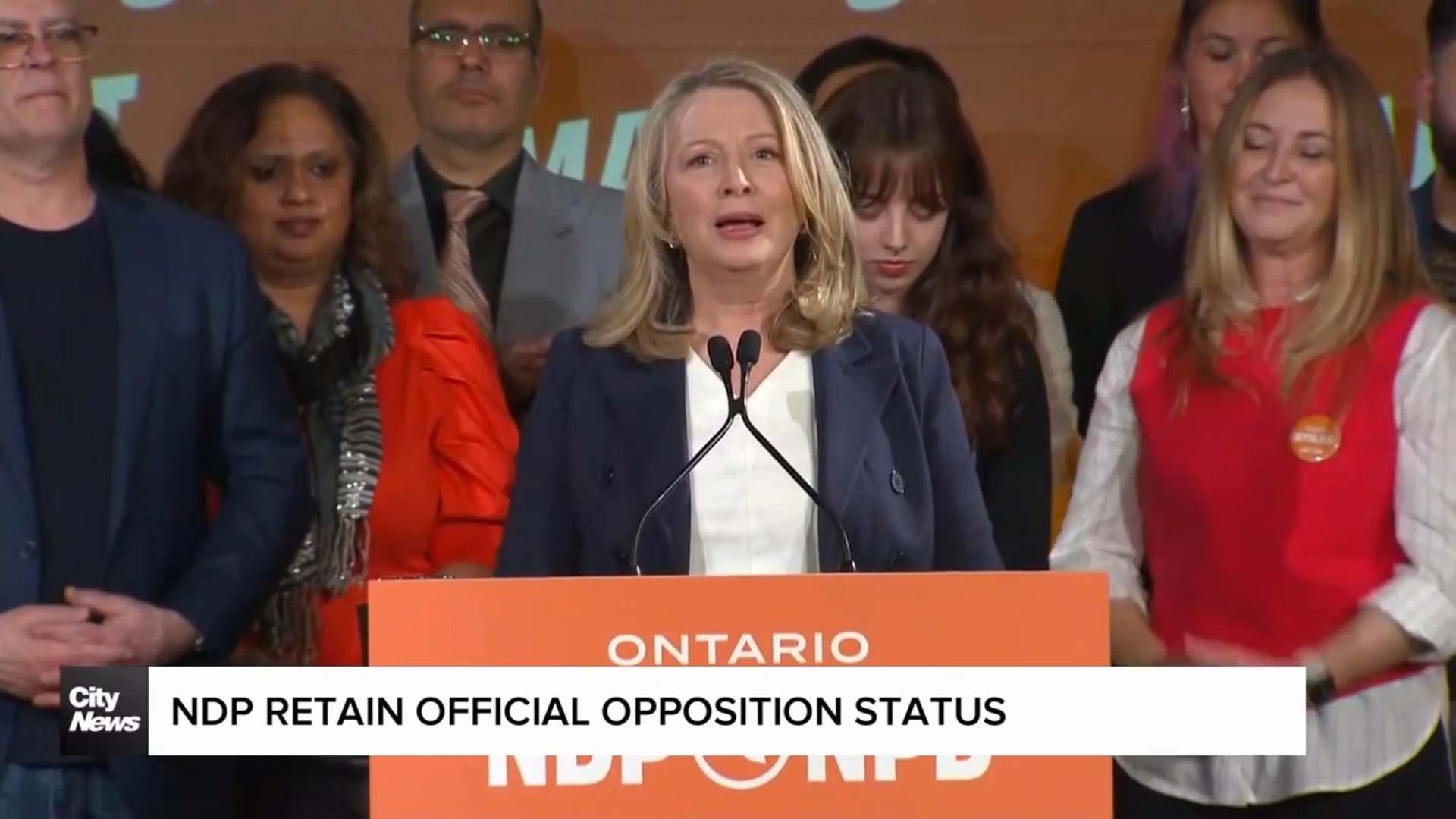 NDP maintain official opposition status