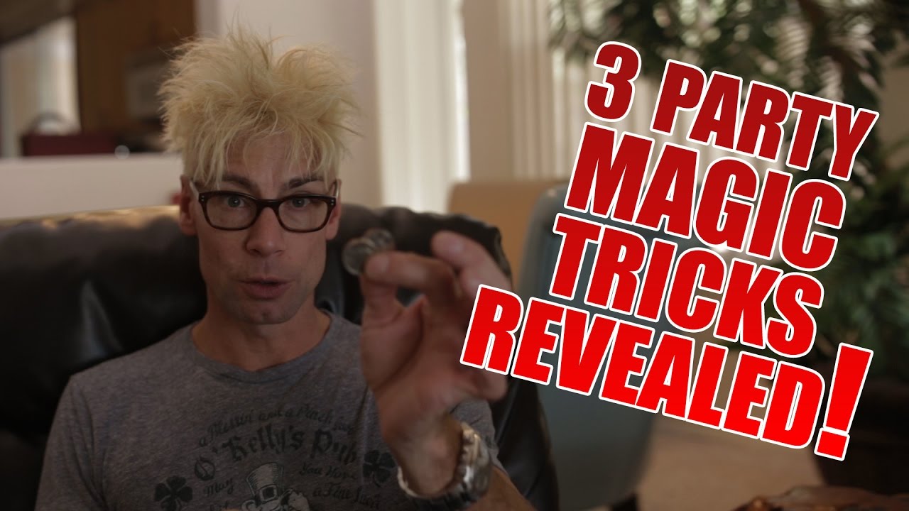 3 magic tricks to perform at a party with easy reveals