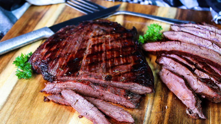 This is a fabulous method of cooking flank steak - Grilled sesame flank ...