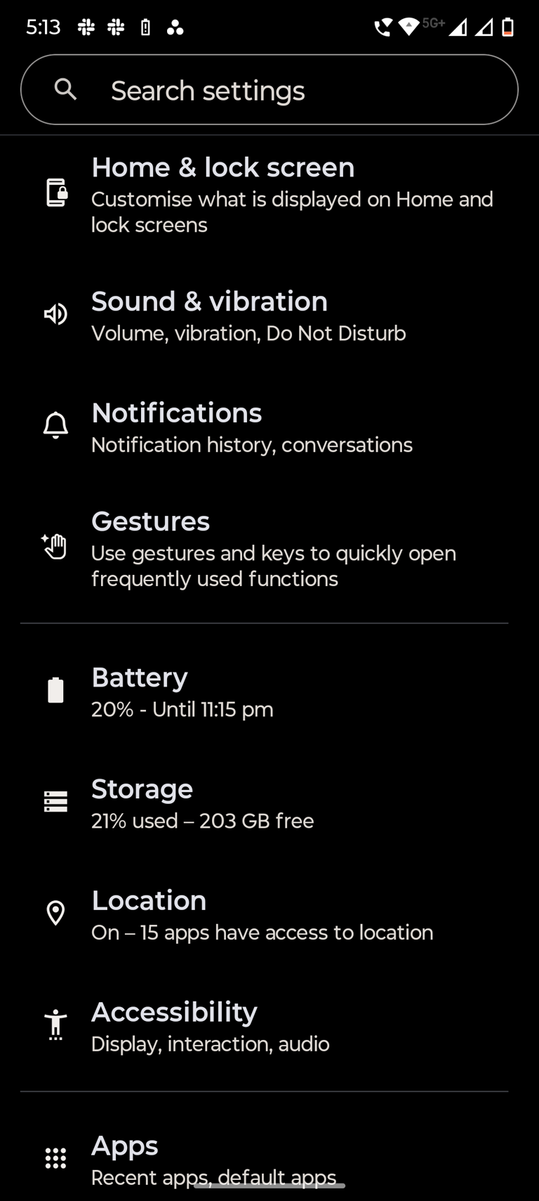 Here are the 6 settings I change on every Motorola phone