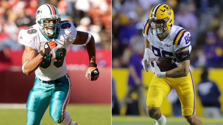Mason Taylor vs. Jason Taylor Combine performances: How LSU TE compares ...
