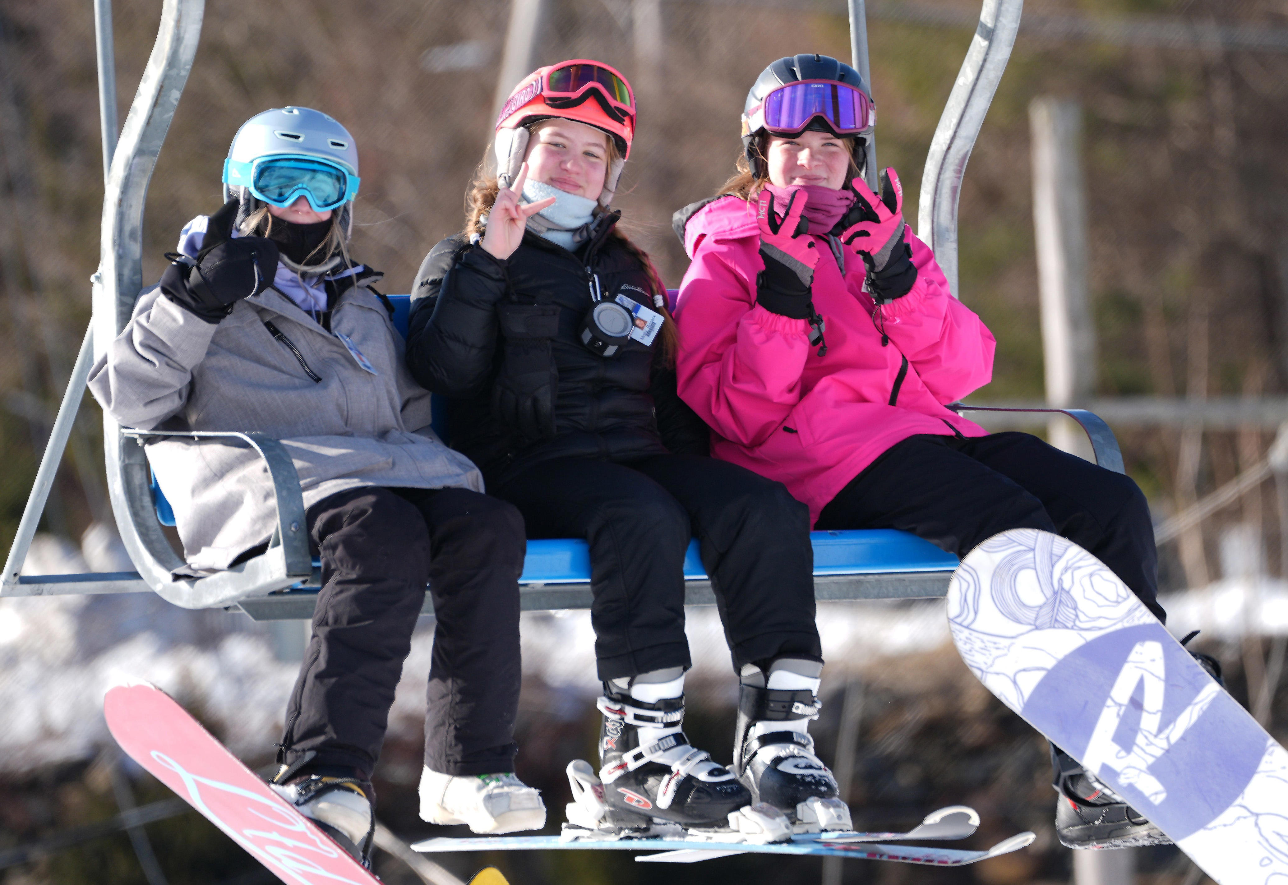 Explore a day on the mountain as skiers hit slopes at Thunder Ridge Ski ...