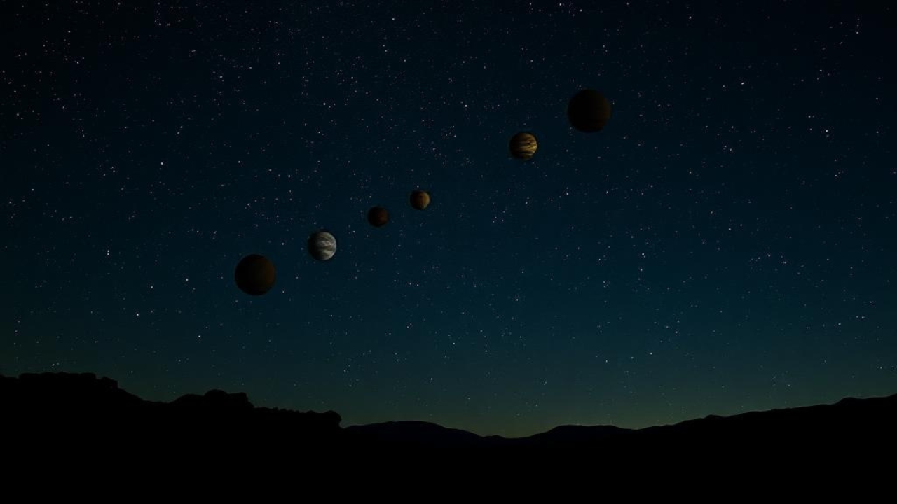 Seven planets to align tonight: How and when to watch rare planetary ...