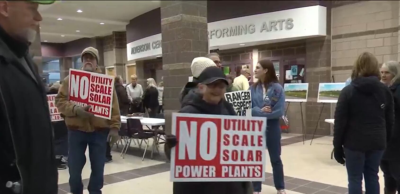 Protest erupts over proposed solar farm