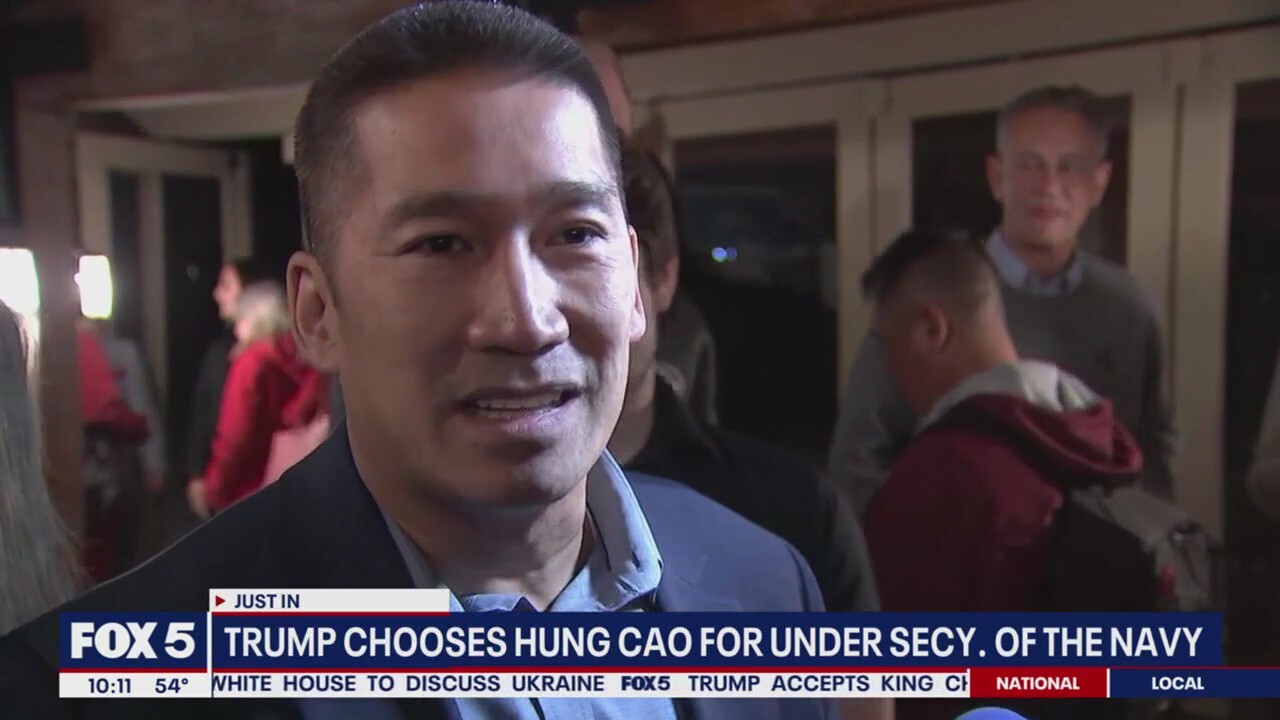 Trump selects Hung Cao for Undersecretary of Navy