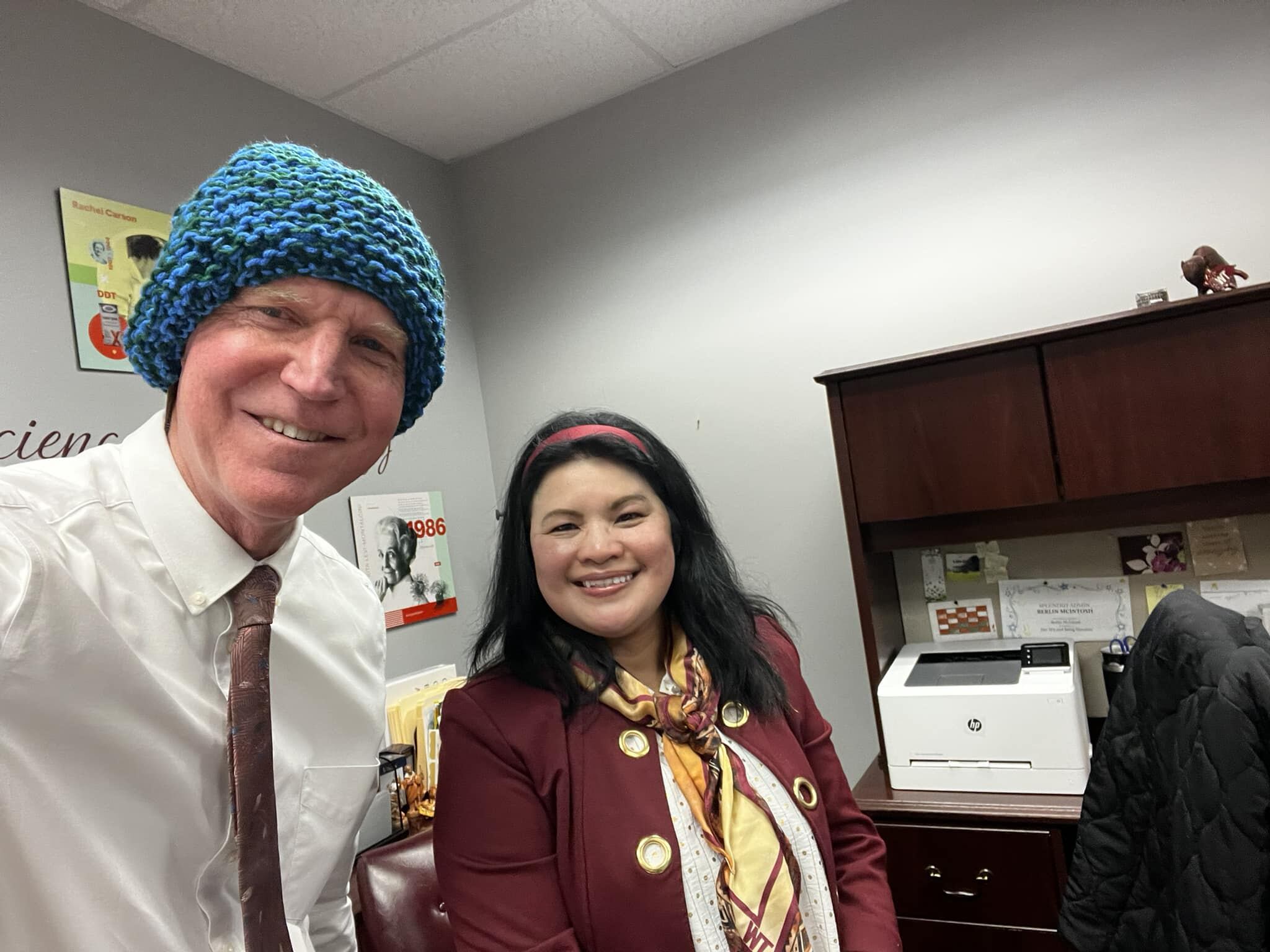 WTAMU staff member knits her way into students' lives