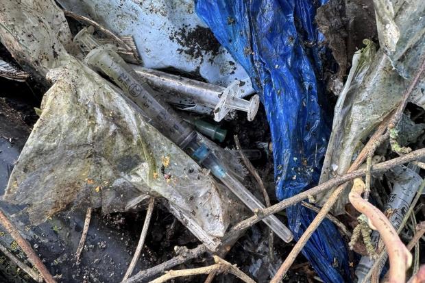 'It is so inconsiderate': Bags of used needles found dumped outside ...
