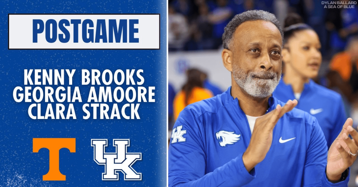 WATCH: Kenny Brooks, Clara Strack, Georgia Amoore recap Tennessee win ...
