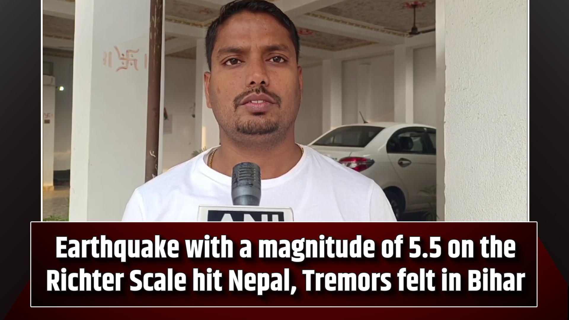 Earthquake with a magnitude of 5.5 on the Richter Scale hit Nepal ...
