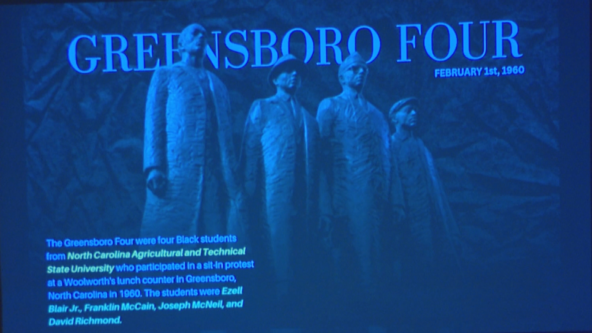 GCS high school honors students that participated in sit-in movement