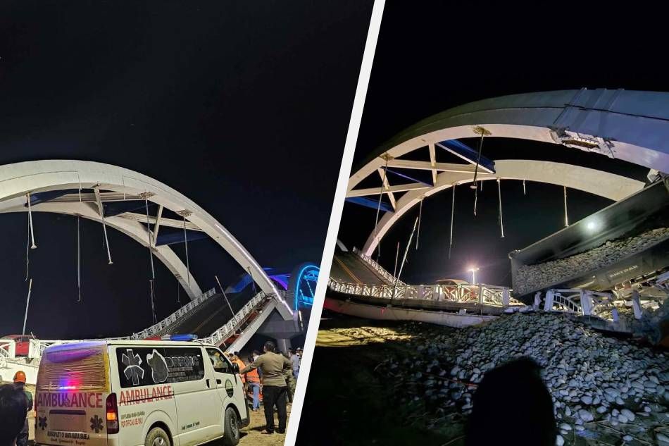 Collapsed Cabagan-Santa Maria bridge just opened Feb 2025, cost P1.2-B ...