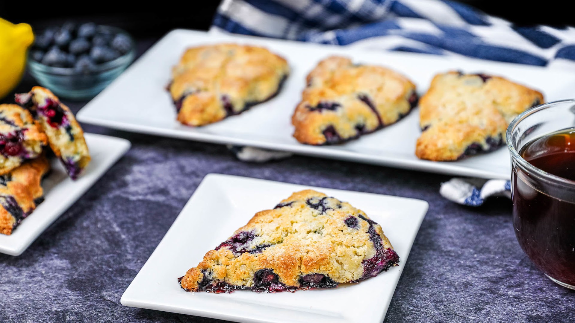 Bursting With Blueberry And Sparking With A Dusting Of Sugar Crystals ...