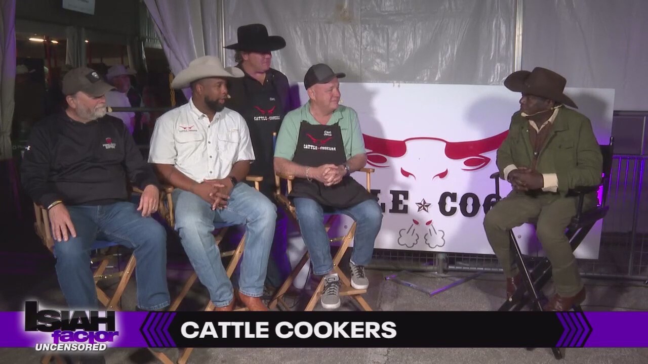 Cattle Cookers: Isiah Factor Uncensored Houston Rodeo Cook Off home tent