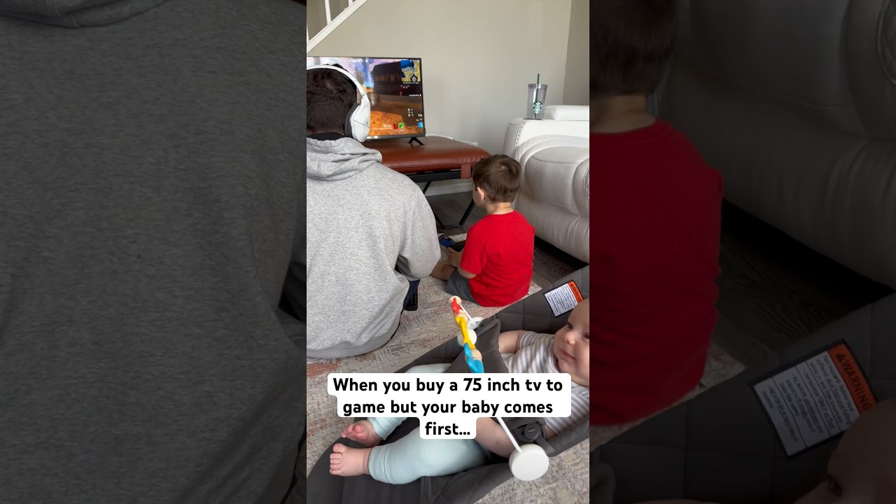 Buying a 75 inch TV but baby comes first