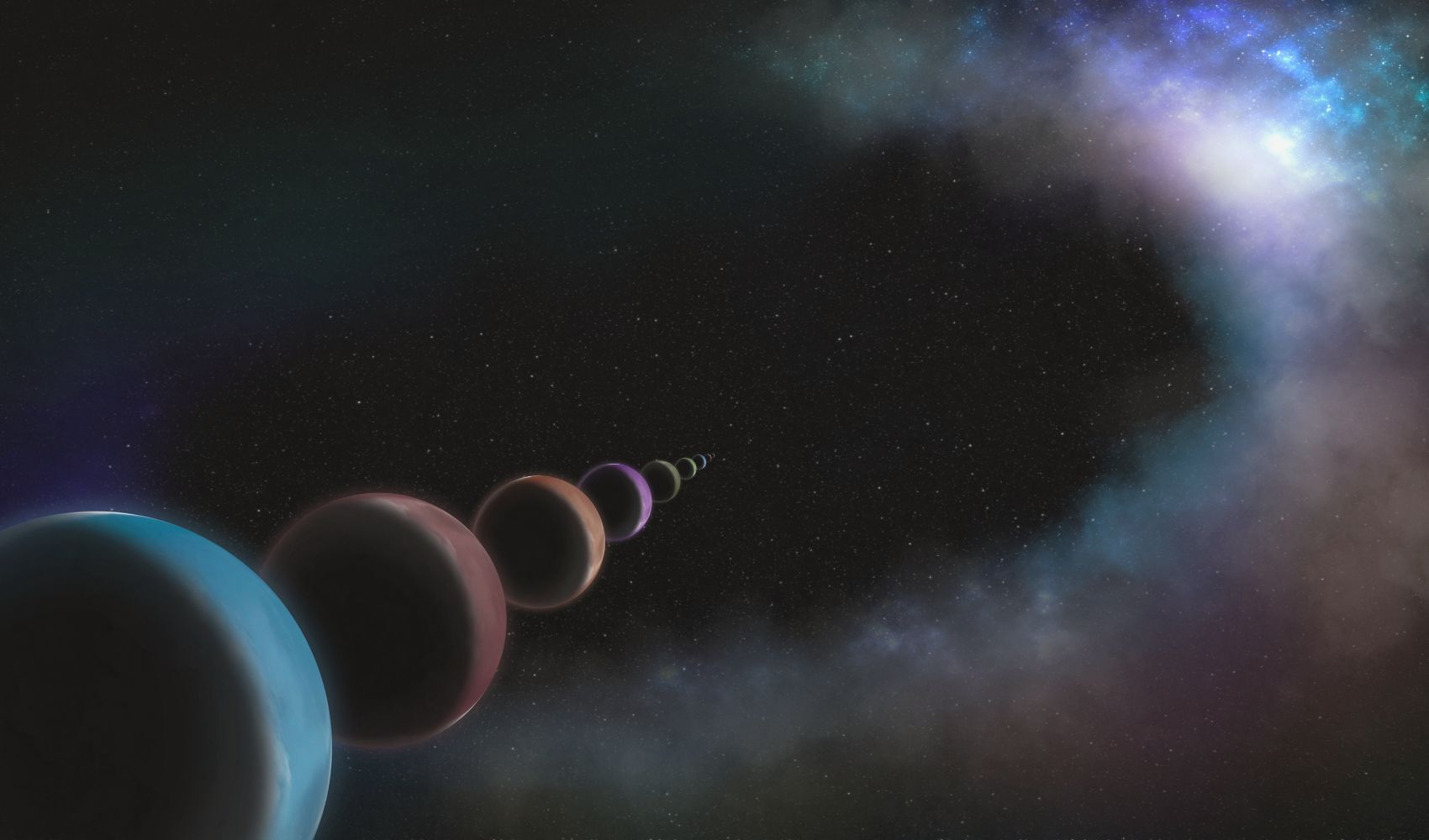 El James Webb revela agujeros negros ocultos en los albores del universo