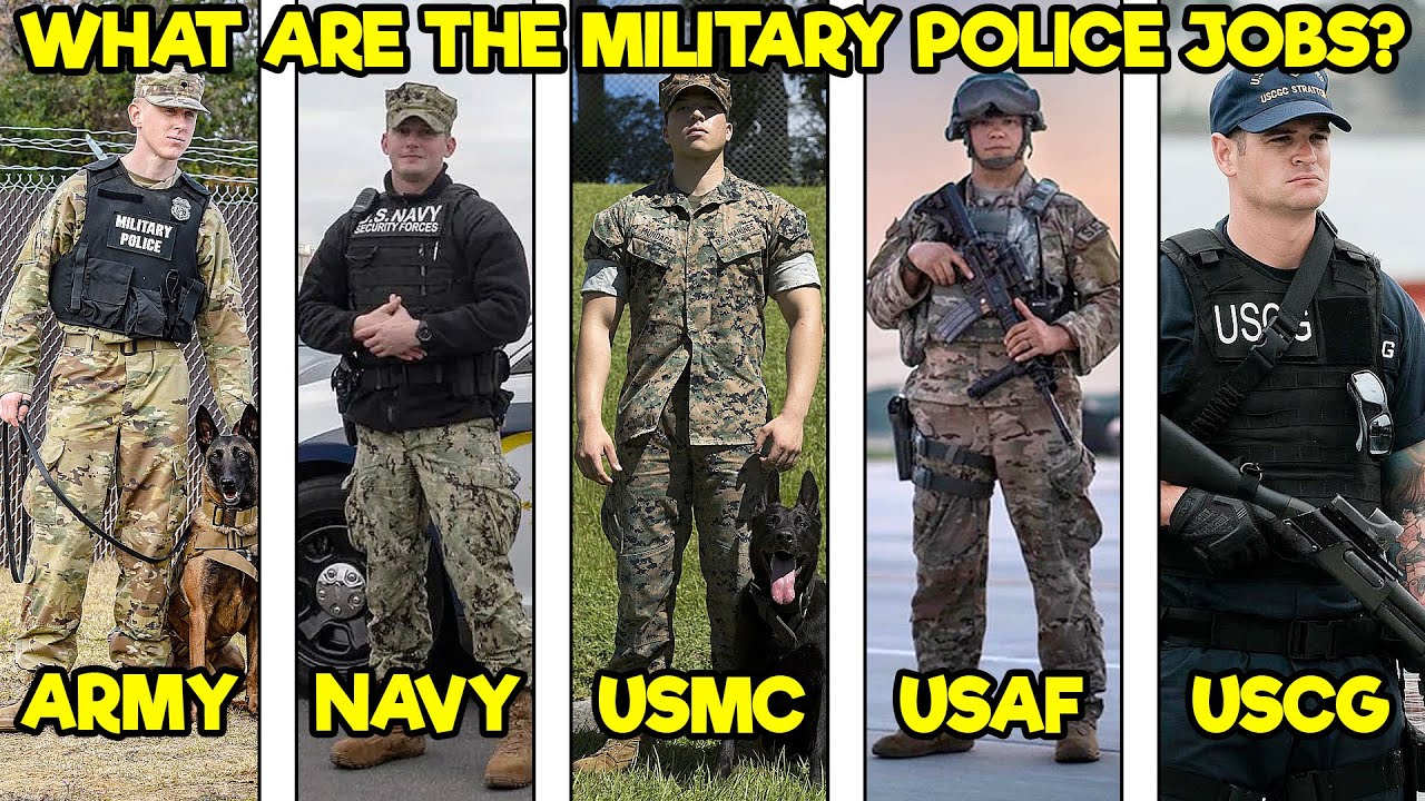EVERY MILITARY POLICE JOB EXPLAINED