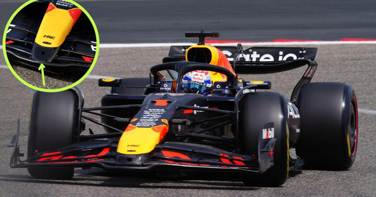 Red Bull RB21 uncovered: New nose and front wing introduced in Bahrain