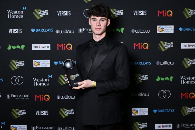 Chelsea’s Cole Palmer wins two prizes at London Football Awards