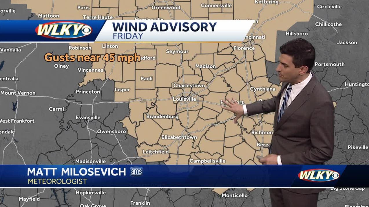 Bright, windy and mild Friday