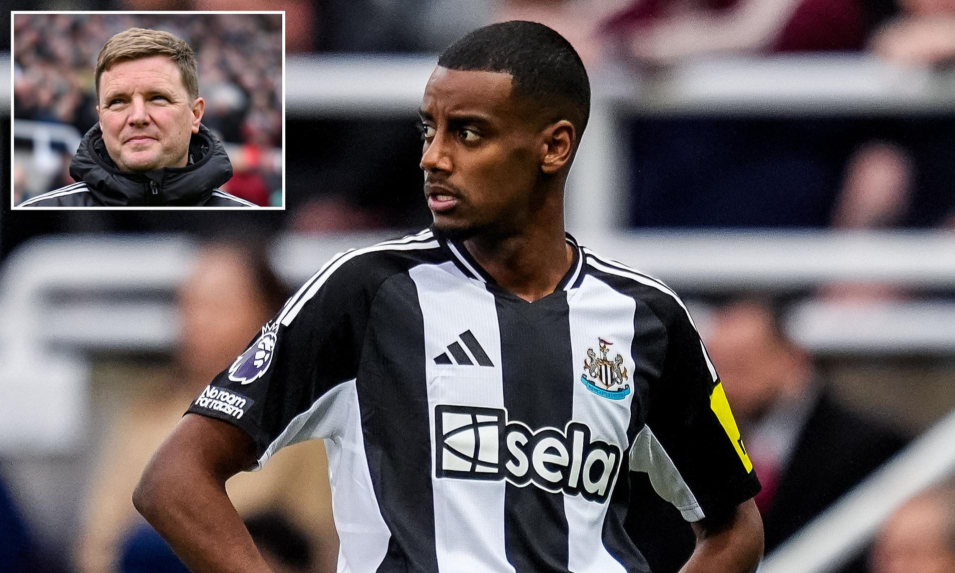 Eddie Howe provides Alexander Isak injury update after striker missed ...