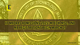 IIT Madras admissions 2025: MTech, MSc, and MA registrations begin March 27
