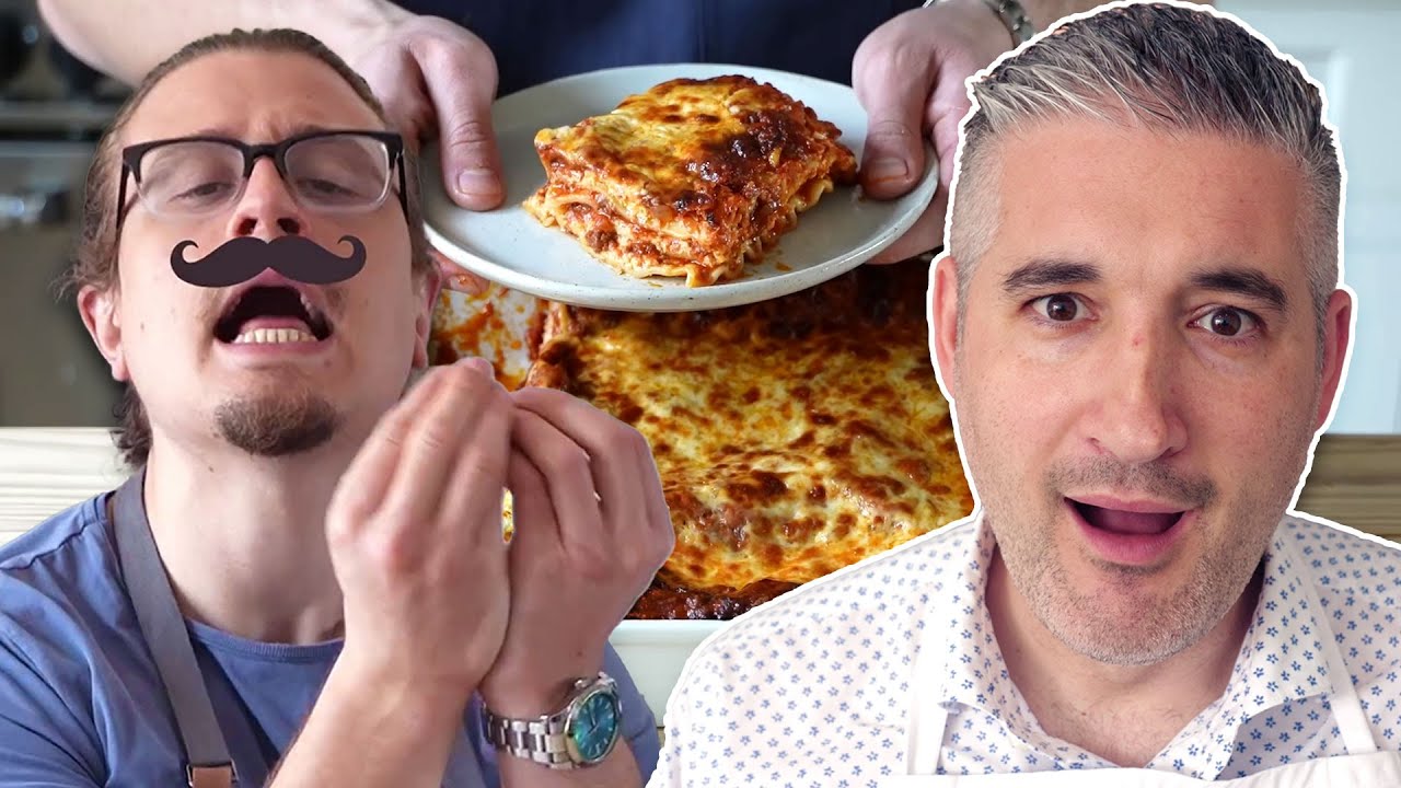 Italian Chef Reacts to 1 DOLLAR LASAGNA by @JoshuaWeissman