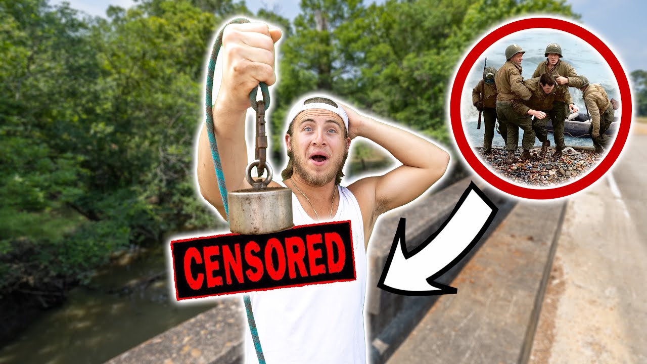 WW2 Military Equipment Found Magnet Fishing!