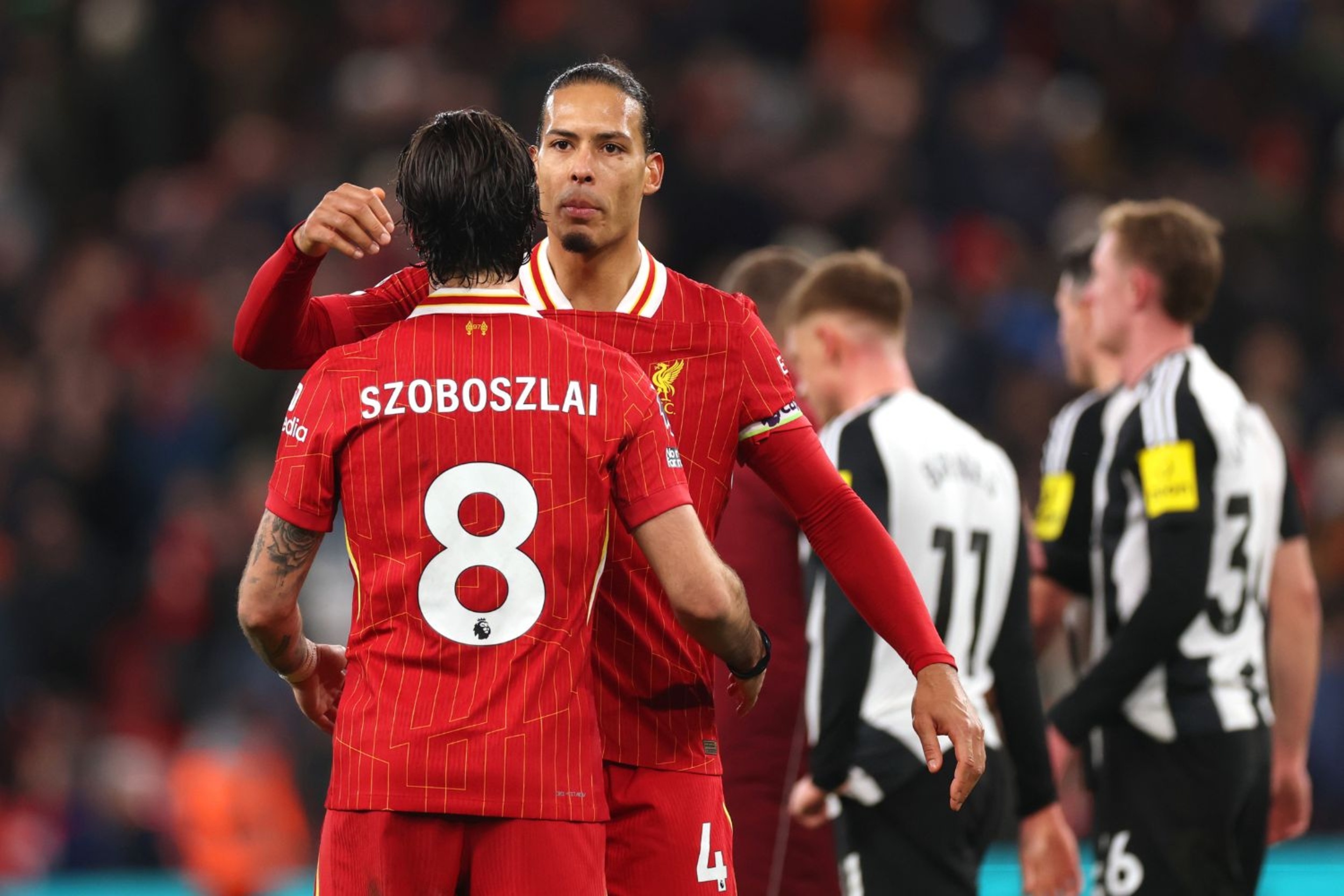 Van Dijk floors Newcastle attacker with embarrassing ease in brilliant ...