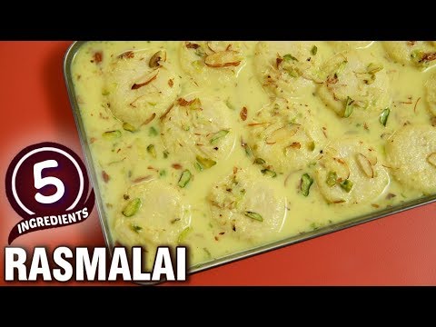 5 Ingredients Recipe Quick and Easy Rasmalai Recipe Indian Dessert Varun