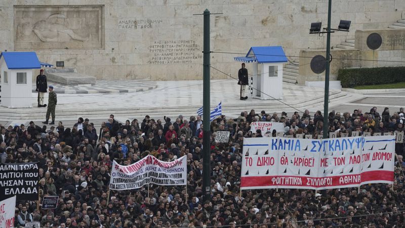 Mass protests and strikes paralyse Greece on second anniversary of ...