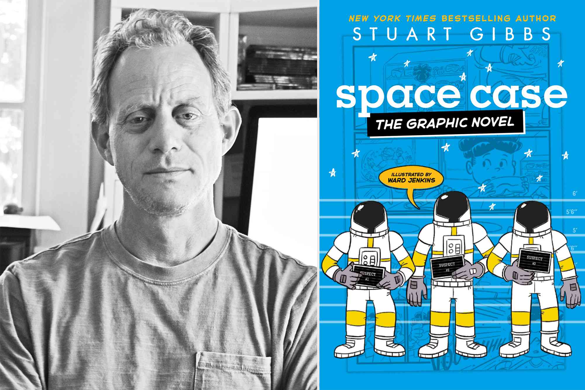 Stuart Gibbs’ Middle Grade Graphic Novel “Space Case” Explores the Dark ...