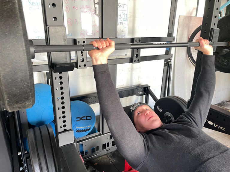 This Burly Pivot Power Rack Transforms Into a Bed You Can Sleep On