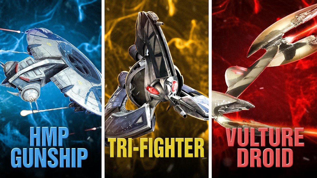 The Complete Guide to Separatist Droid Starfighters | All Types & Variants!
