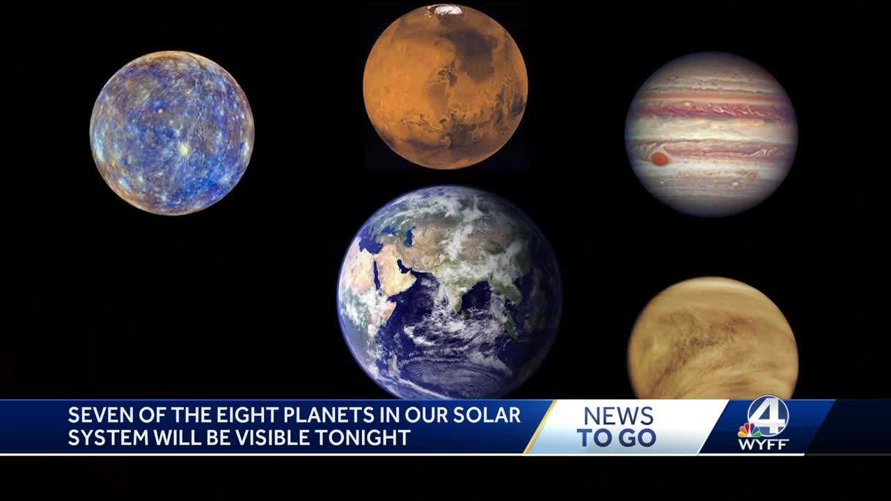 Rare planet parade is tonight: Here's the best time to see it in our area